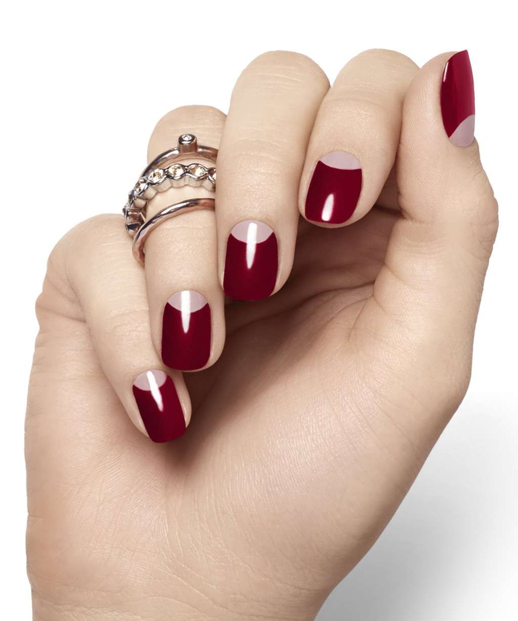 Retro Half Moon Nail Art Manicure Trendy Pins