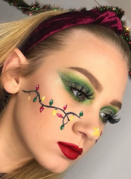 50 Christmas Makeup Looks to Try Out This Season