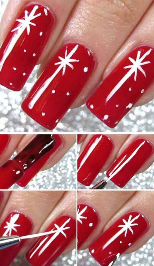 30 Easy Christmas Nails Tutorials: Festive Tips for DIY Nail Art ...