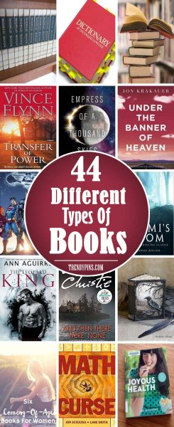 44 Different Types Of Books