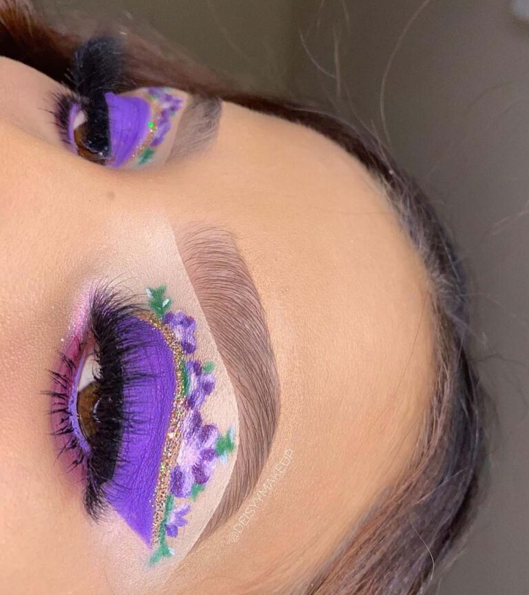 24 Floral-Inspired Eyeshadow Looks for a Natural Spring Vibe