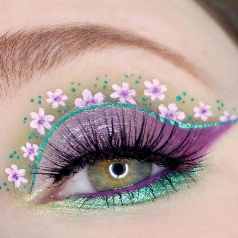 24 Floral-Inspired Eyeshadow Looks for a Natural Spring Vibe