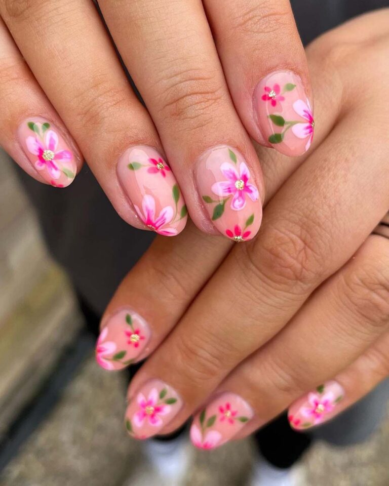 25 Fresh and Floral Spring Nail Designs to Blossom Your Look
