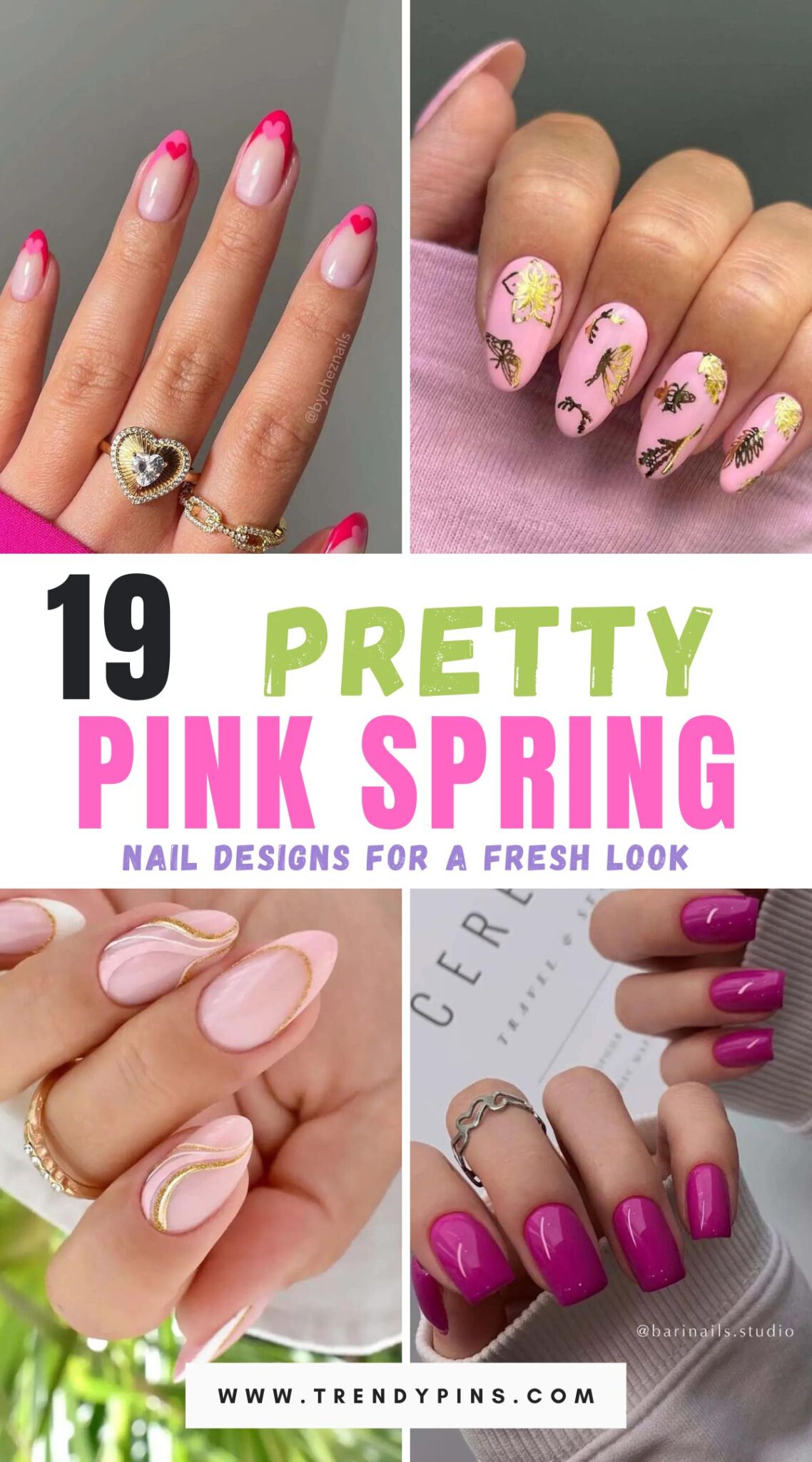 19 Pink Spring Nail Designs: A Fresh Palette for the Fashion-Forward Woman