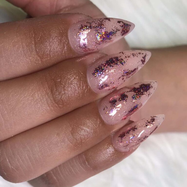 24 Spring Nail Designs with Sparkle to Try This Season