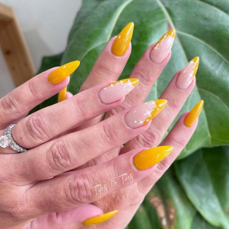 28 Sunny Ideas for Yellow Summer Nails That Will Brighten Your Day
