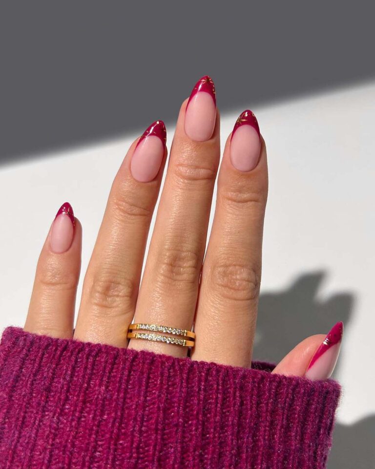 24 Stunning Fall French Almond Nail Ideas to Inspire Your Next Manicure