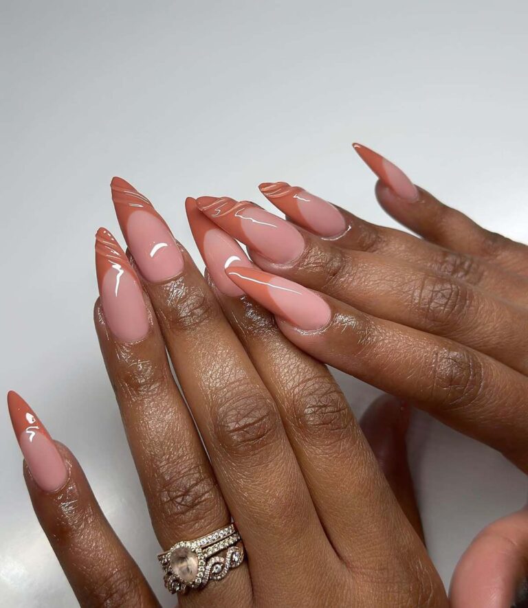 22 Amazing French Oval Nail Designs for Fall You Must Try