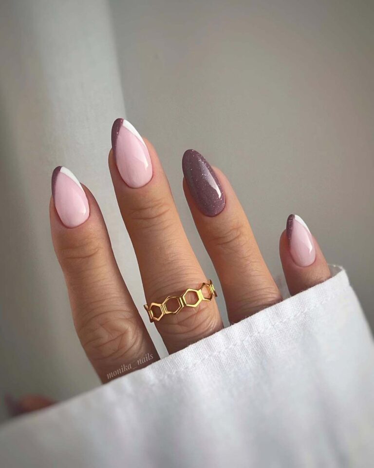 22 Amazing French Oval Nail Designs for Fall You Must Try