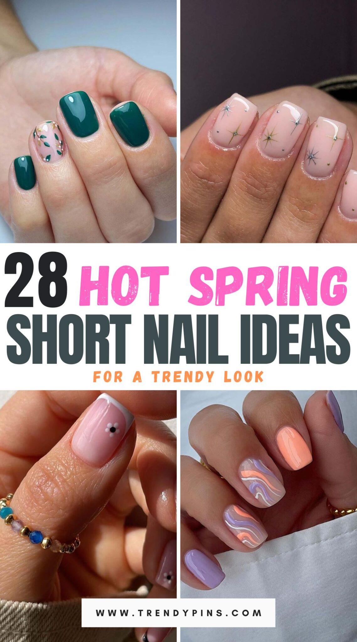 28 Trendy Spring Short Nail Ideas and Inspiration for a Fresh New Look