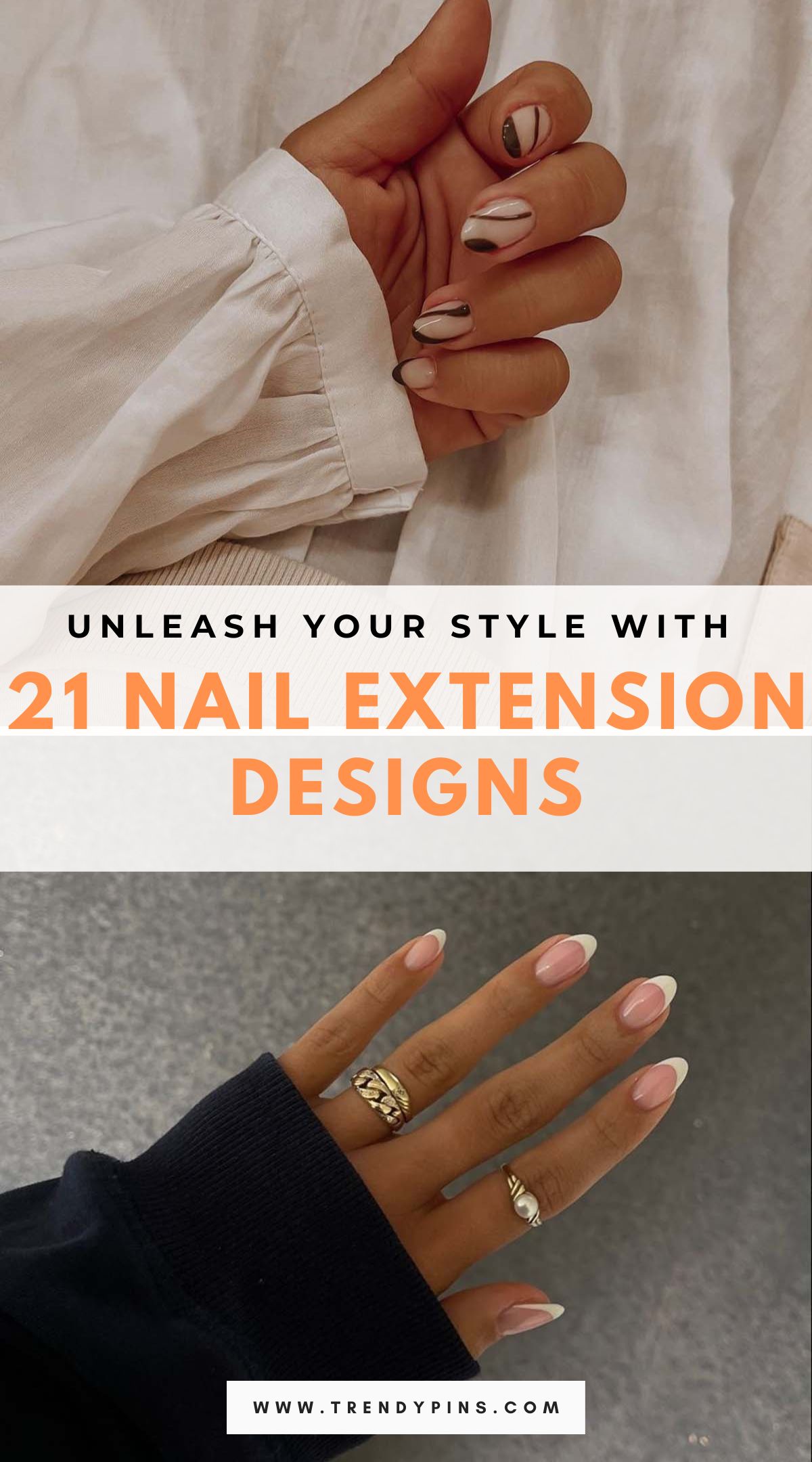 21 Nail Extension Designs: A Perfect Blend of Aesthetic Charm and ...