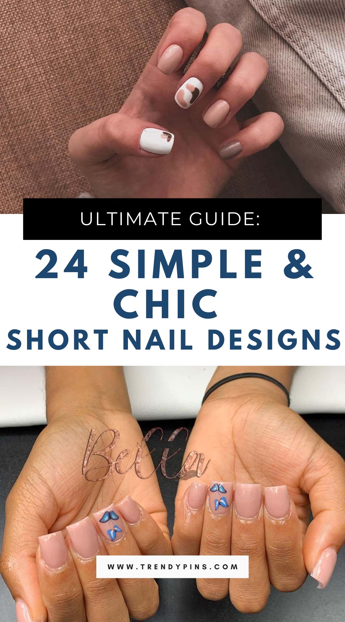 24 Chic and Simple Short Nail Designs for a Polished Look