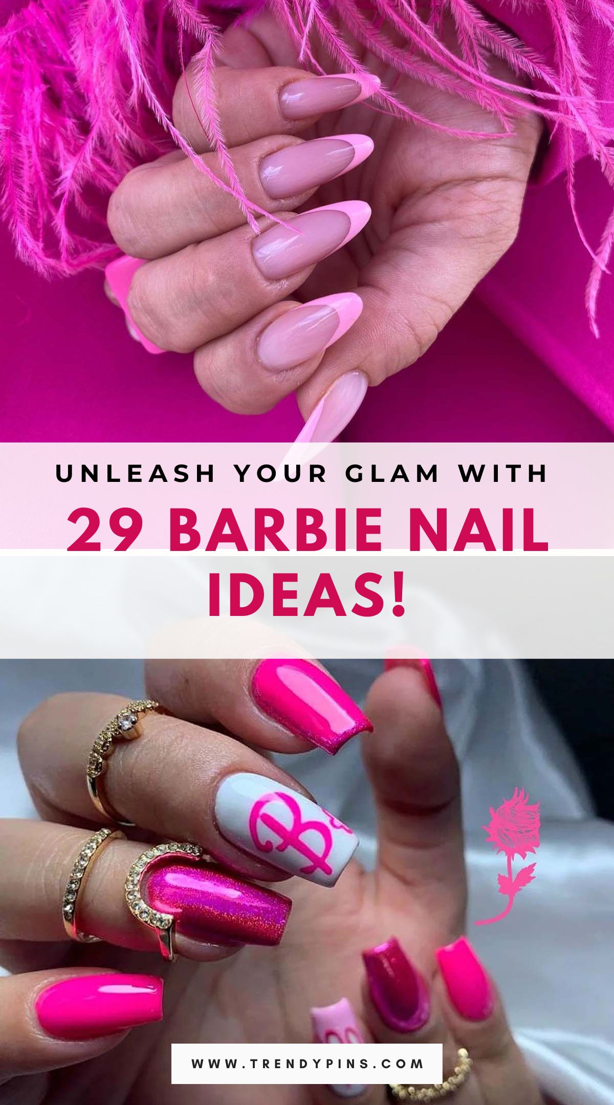 29 Barbie Nail Ideas: Unleash Your Inner Doll with Glamorous Nail Designs
