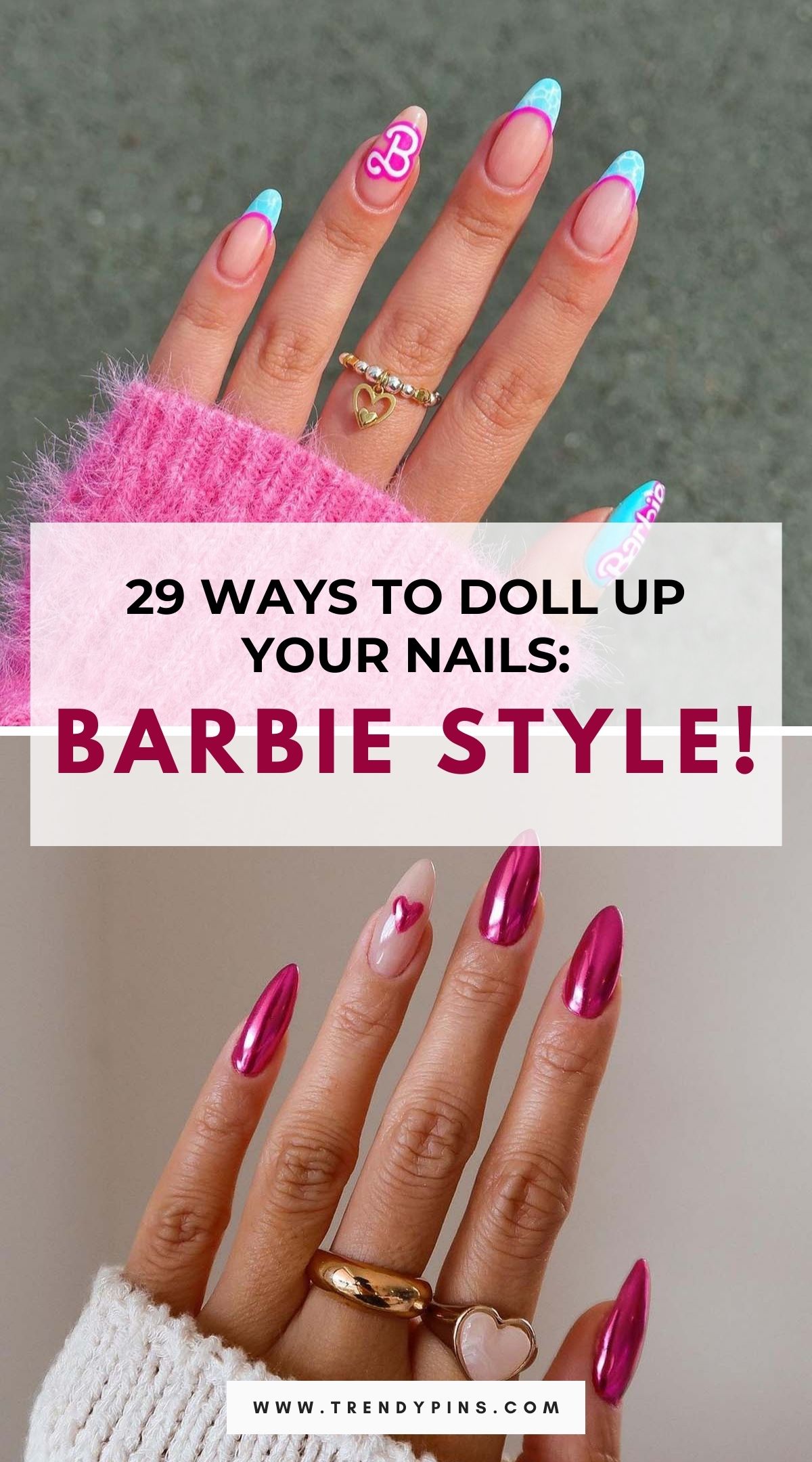 29 Barbie Nail Ideas: Unleash Your Inner Doll with Glamorous Nail Designs
