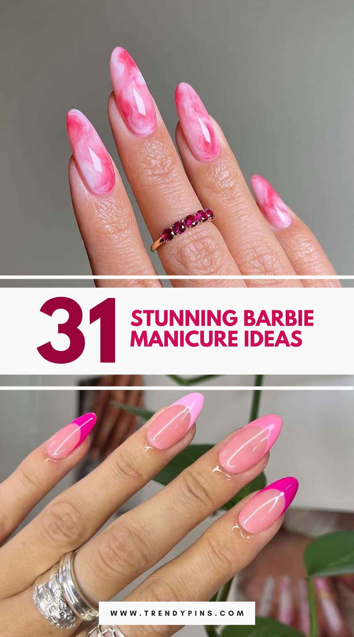 31 Stunning Barbie Nails Design Ideas for a Glamorous Manicure