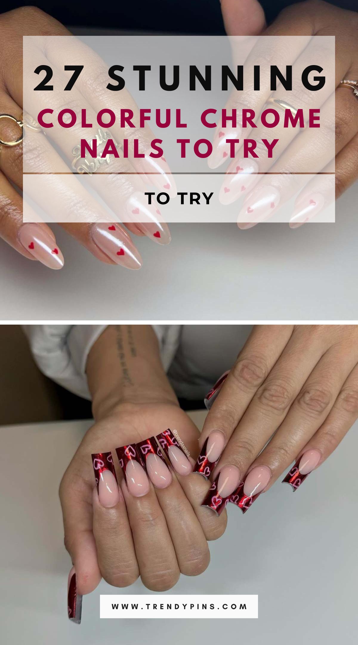 27 Stunning Colorful Chrome Nail Ideas to Embrace Vibrance