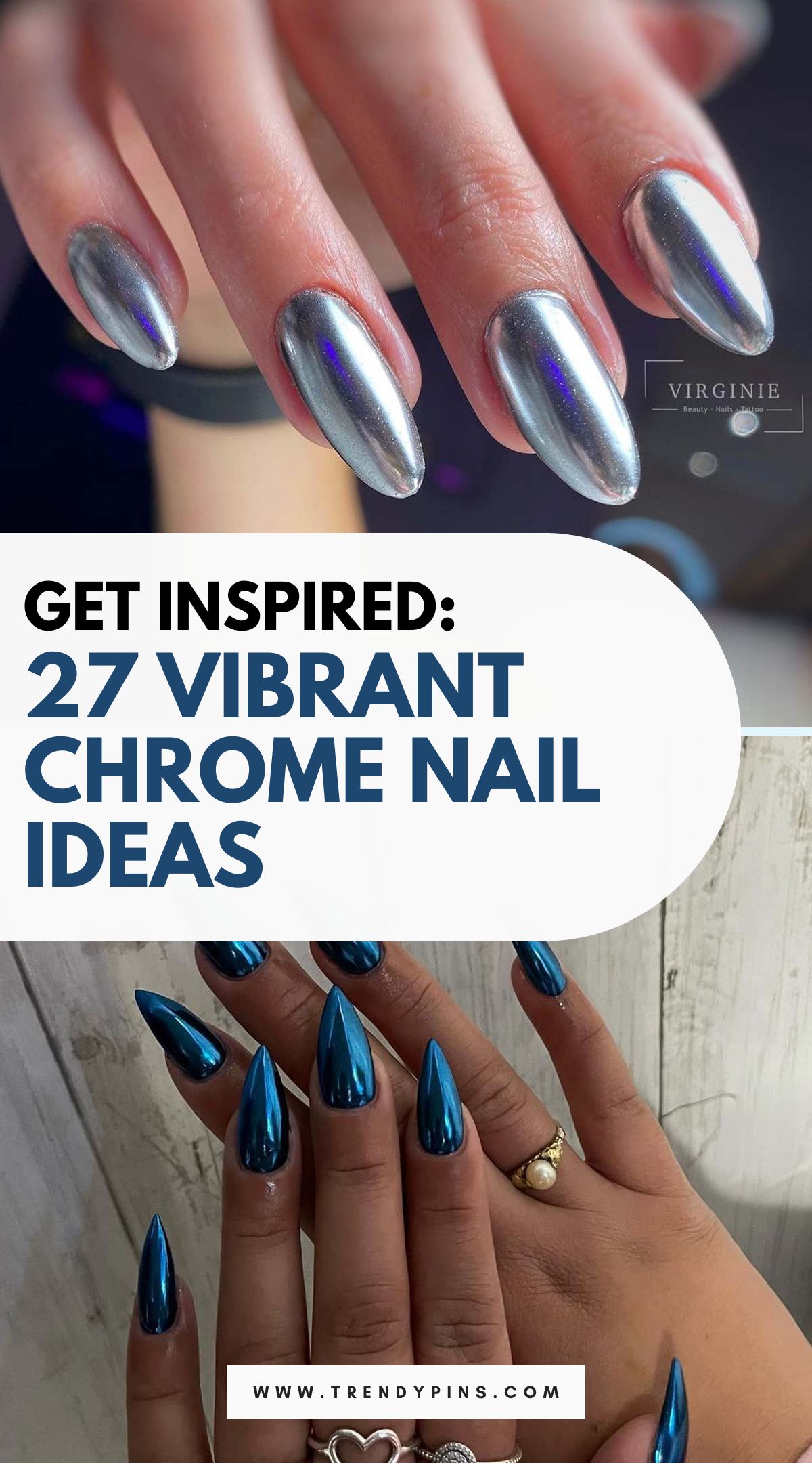 27 Stunning Colorful Chrome Nail Ideas To Embrace Vibrance
