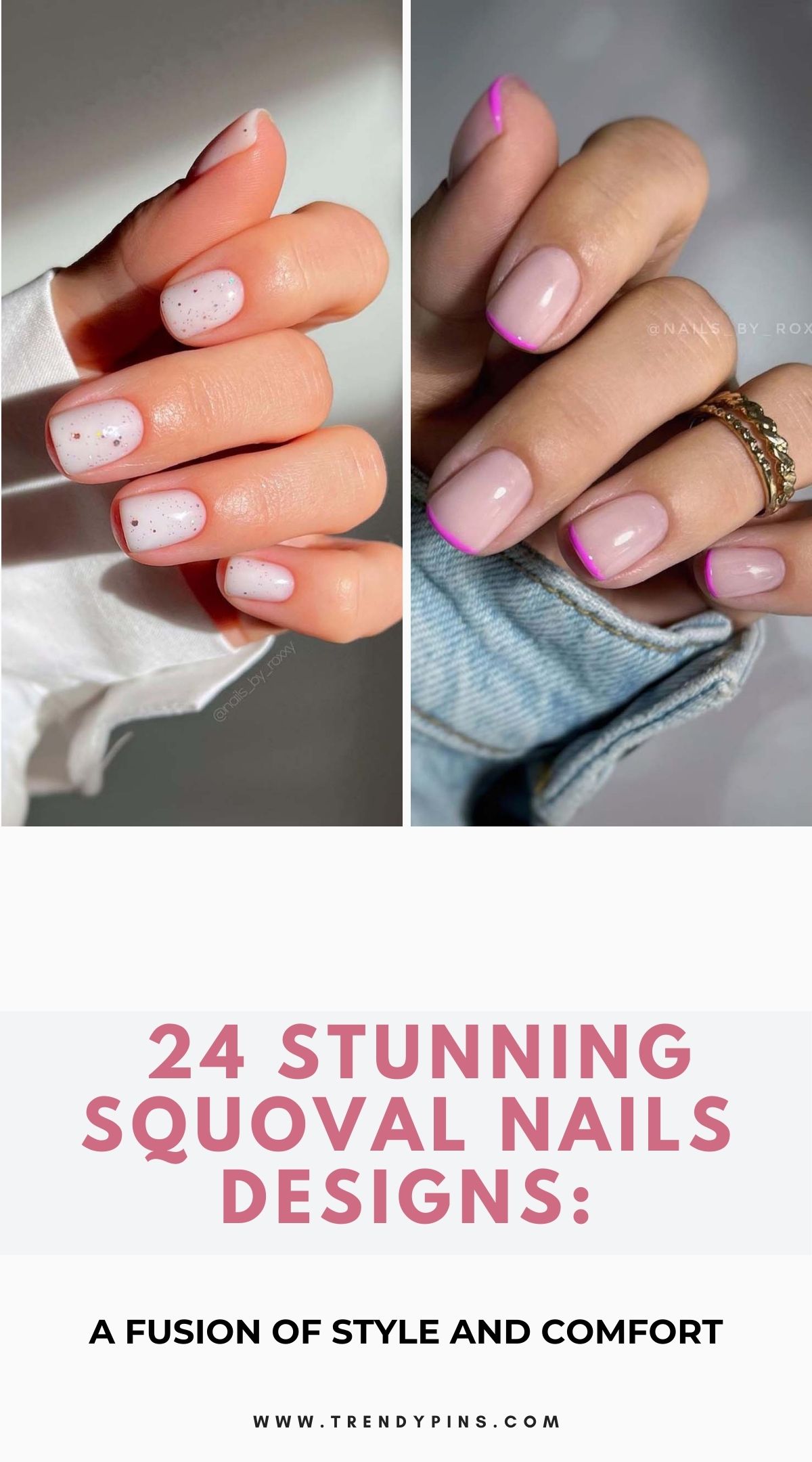 24 Beautiful Squoval Nails Designs: A Fusion of Style and Comfort