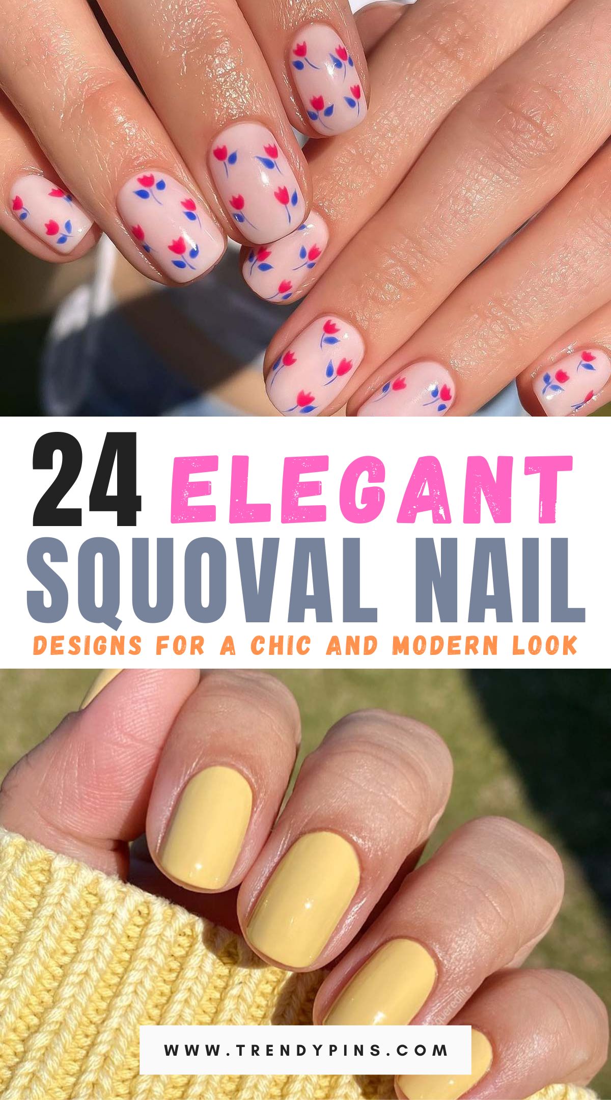 24 Beautiful Squoval Nails Designs: A Fusion of Style and Comfort