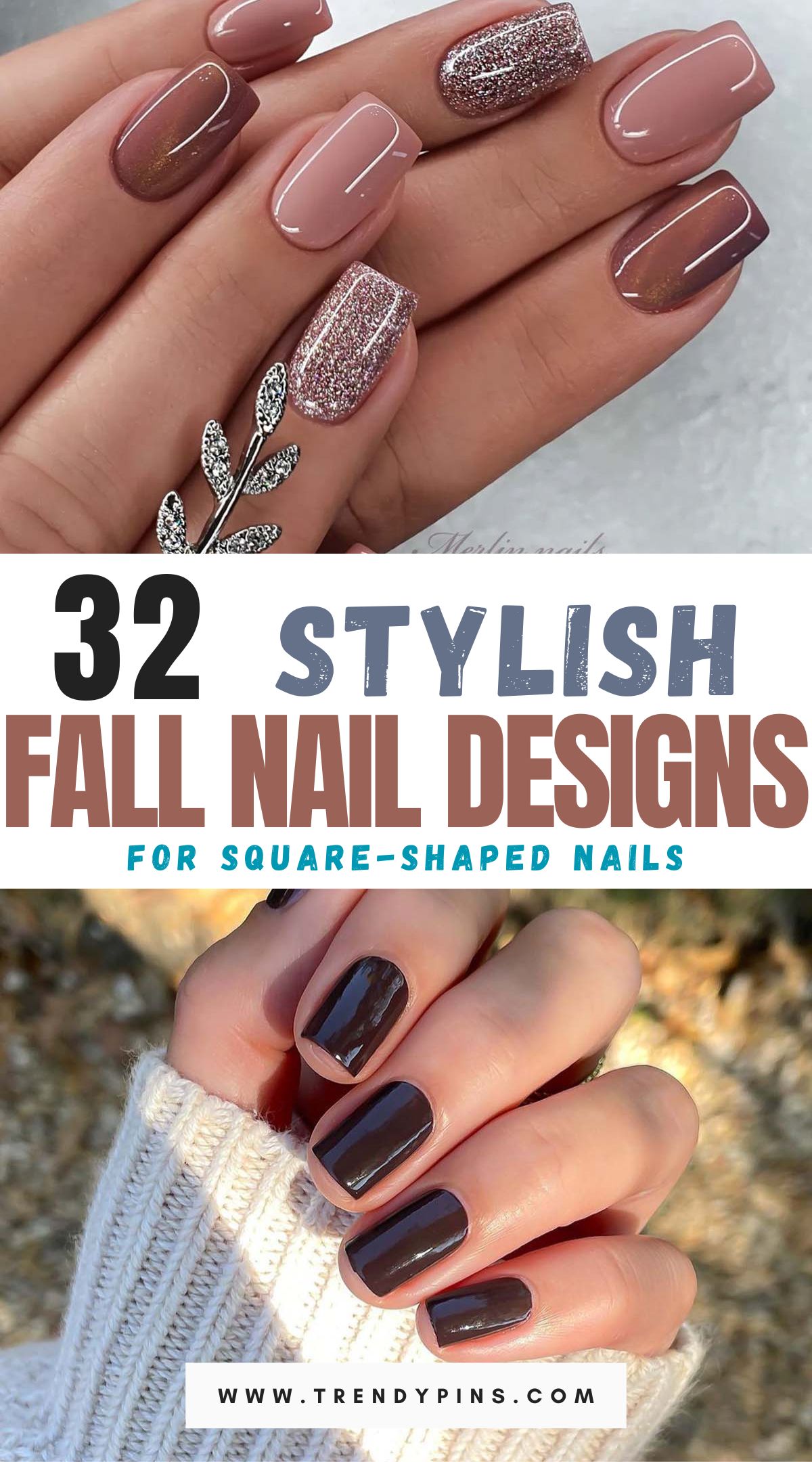32 Amazing Fall Nail Designs for Square-Shaped Nails You Must Try