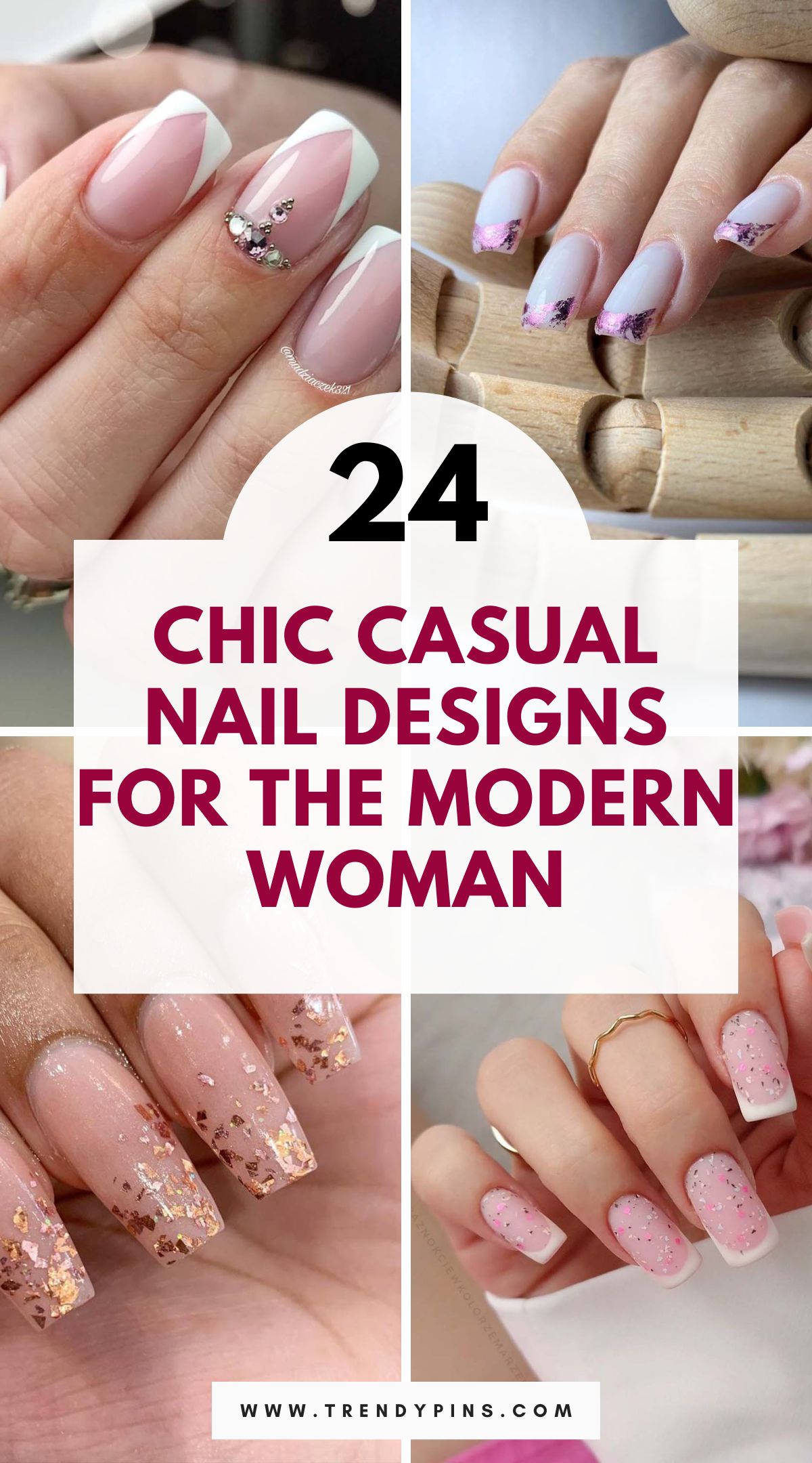 24 Casual Nail Designs for Effortlessly Chic Everyday Style