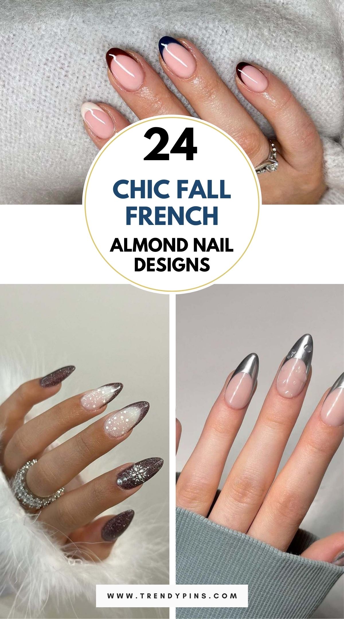 24 Stunning Fall French Almond Nail Ideas to Inspire Your Next Manicure