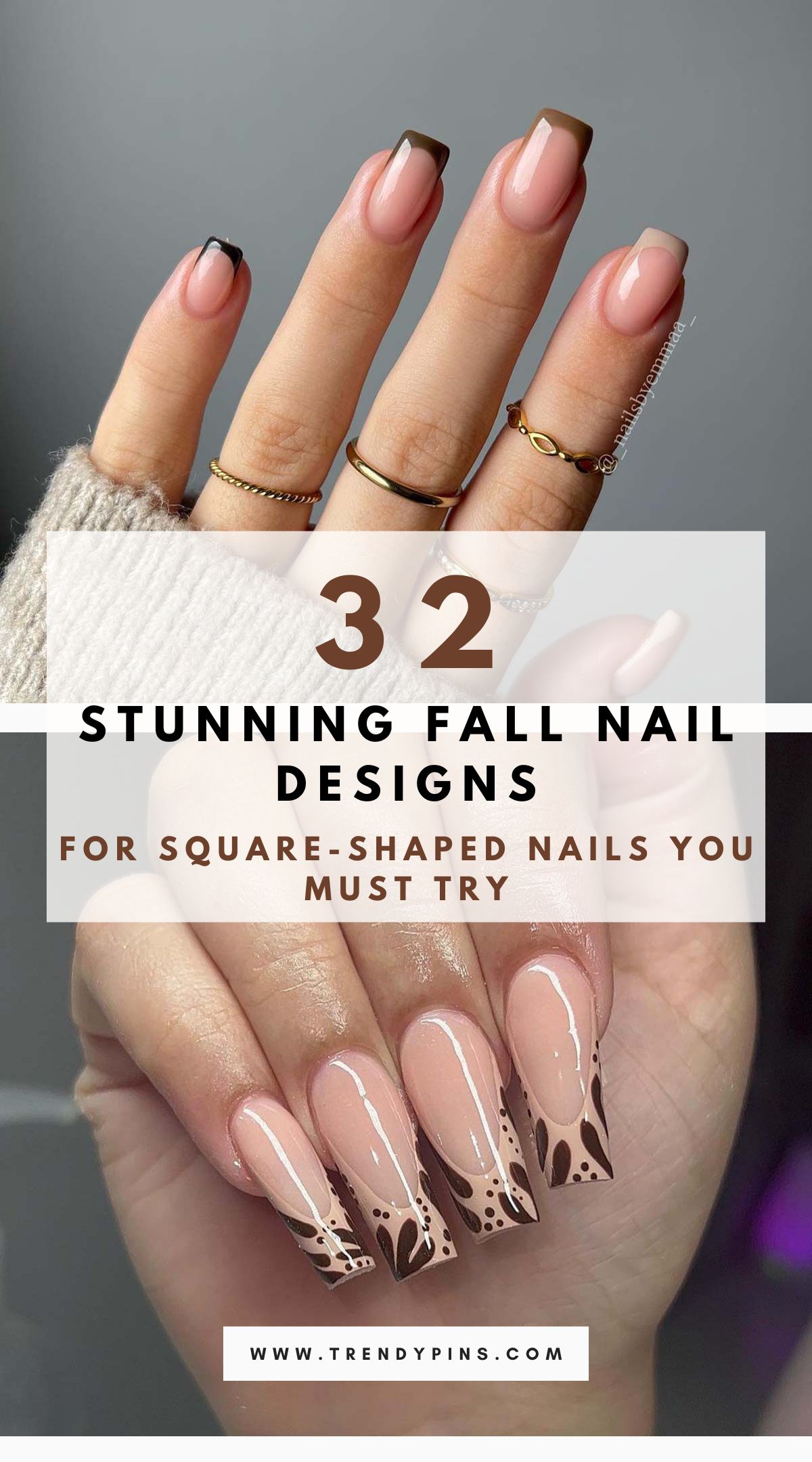 32 Amazing Fall Nail Designs for Square-Shaped Nails You Must Try