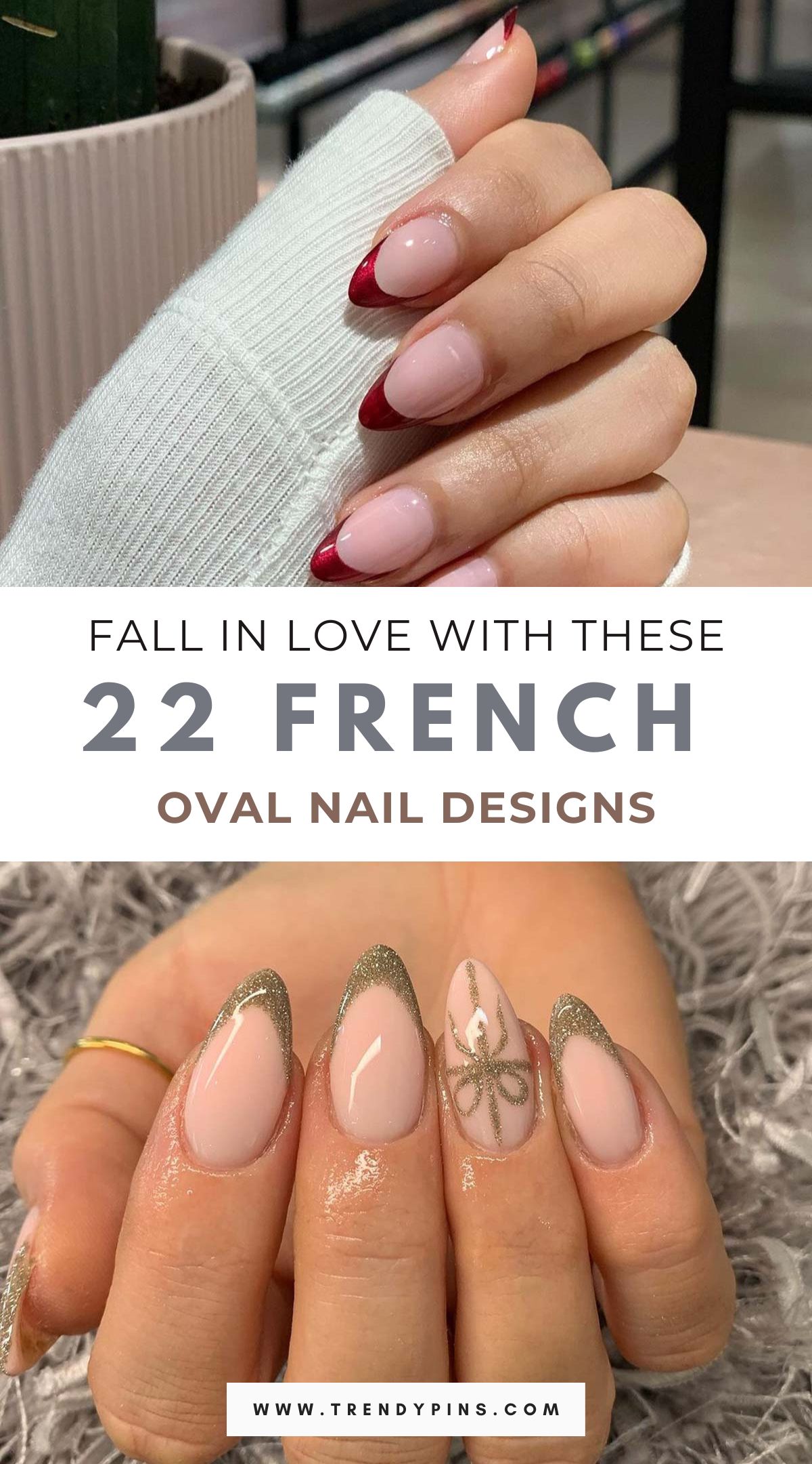 22 Amazing French Oval Nail Designs for Fall You Must Try