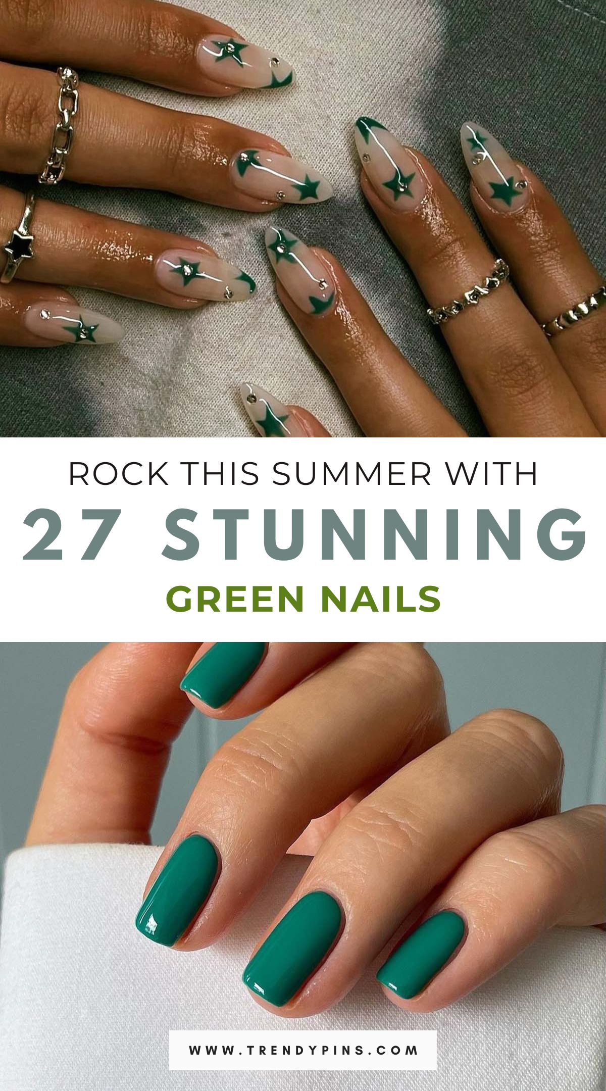 27 Stunning Green Nail Designs to Rock this Summer