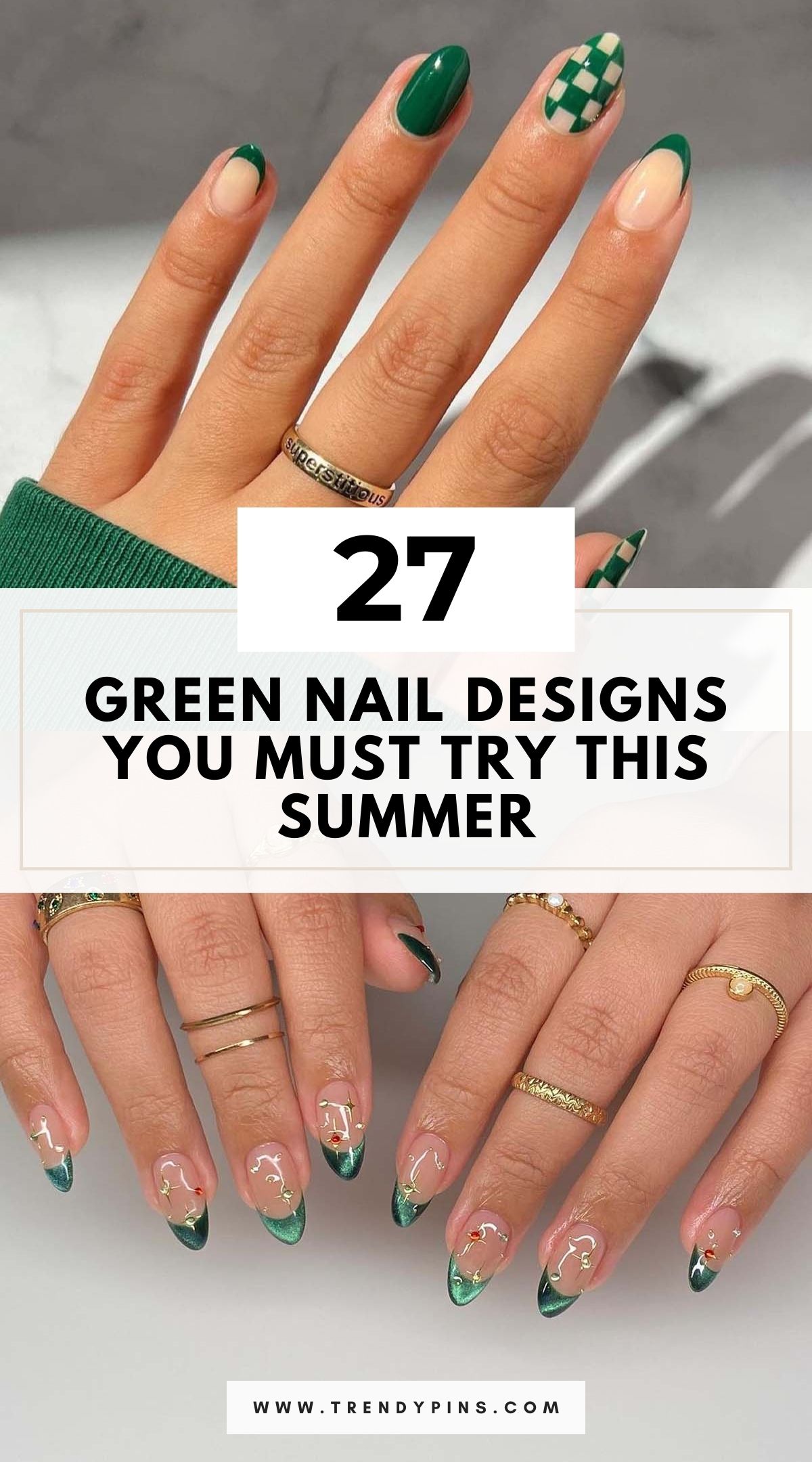 27 Stunning Green Nail Designs to Rock this Summer
