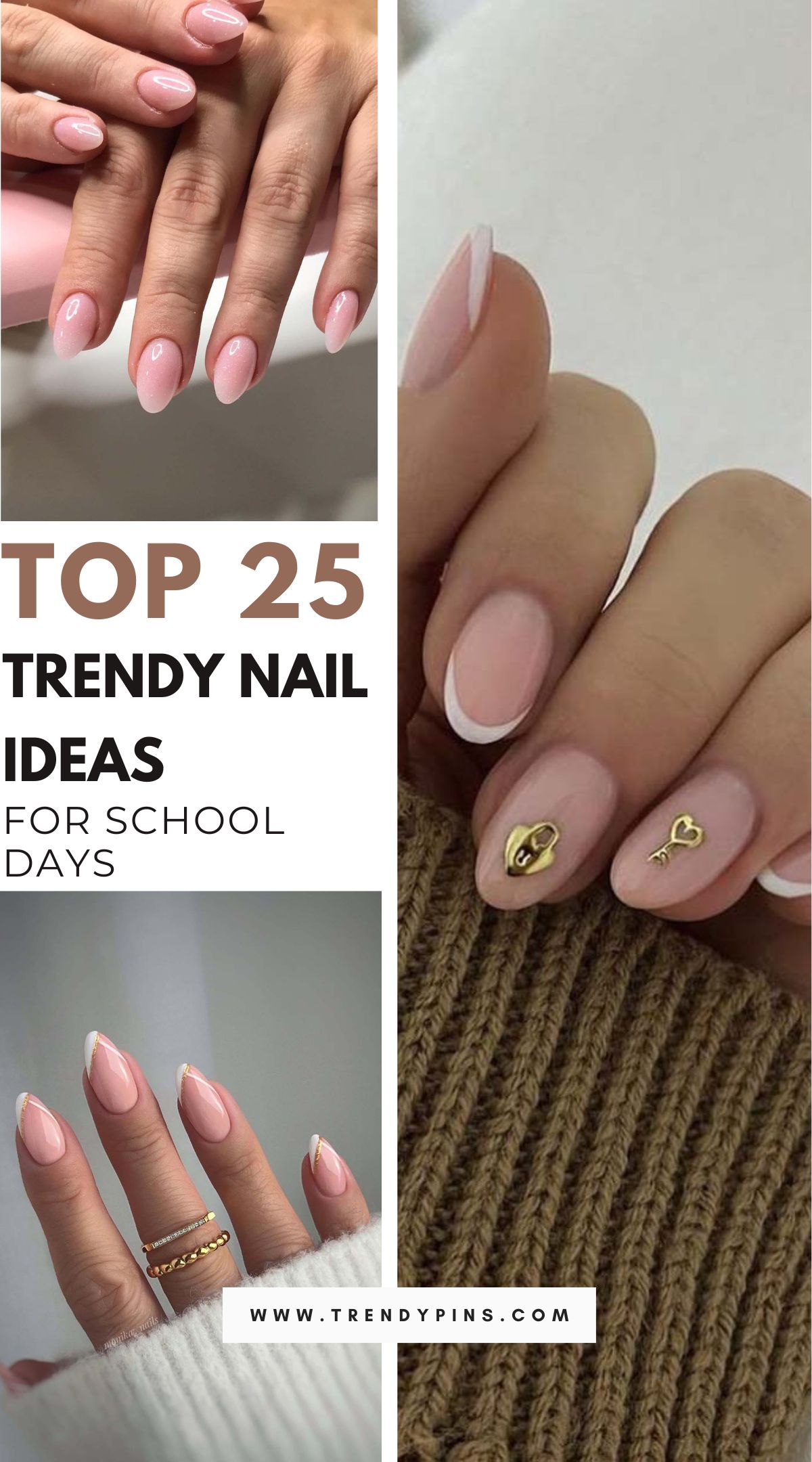 25 Chic and Trendy Nail Ideas Perfect for School Days