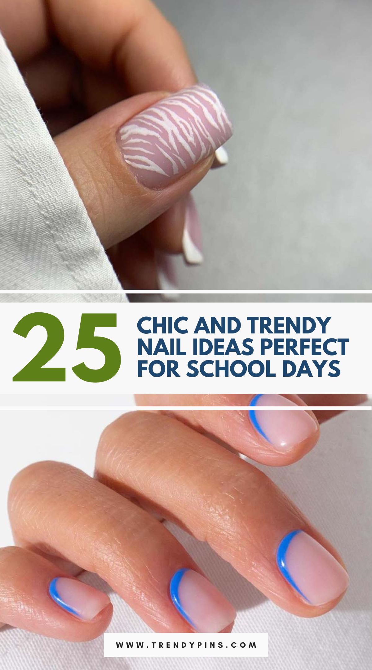 25 Chic and Trendy Nail Ideas Perfect for School Days