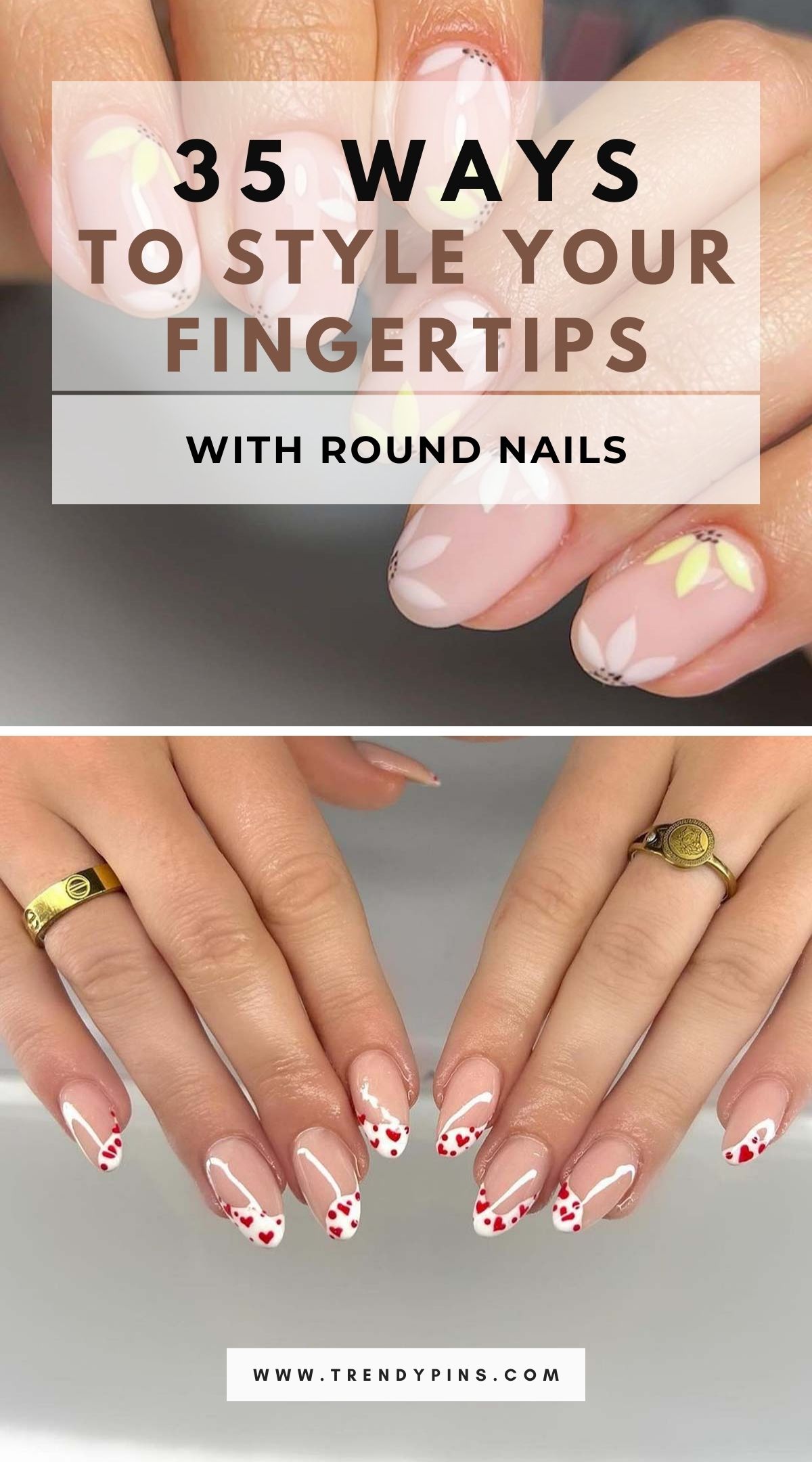 35 Eye-Catching Round Nail Designs to Try This Season