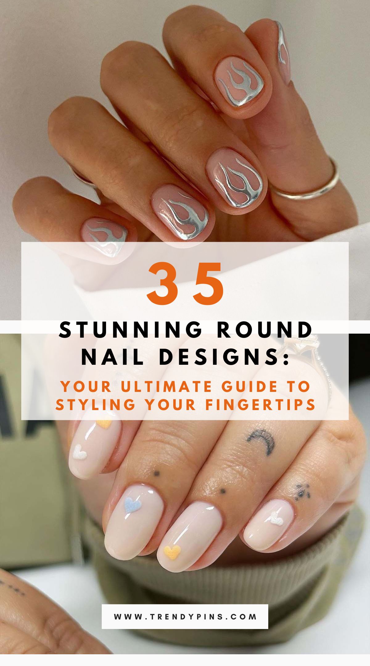 35 Eye-Catching Round Nail Designs to Try This Season