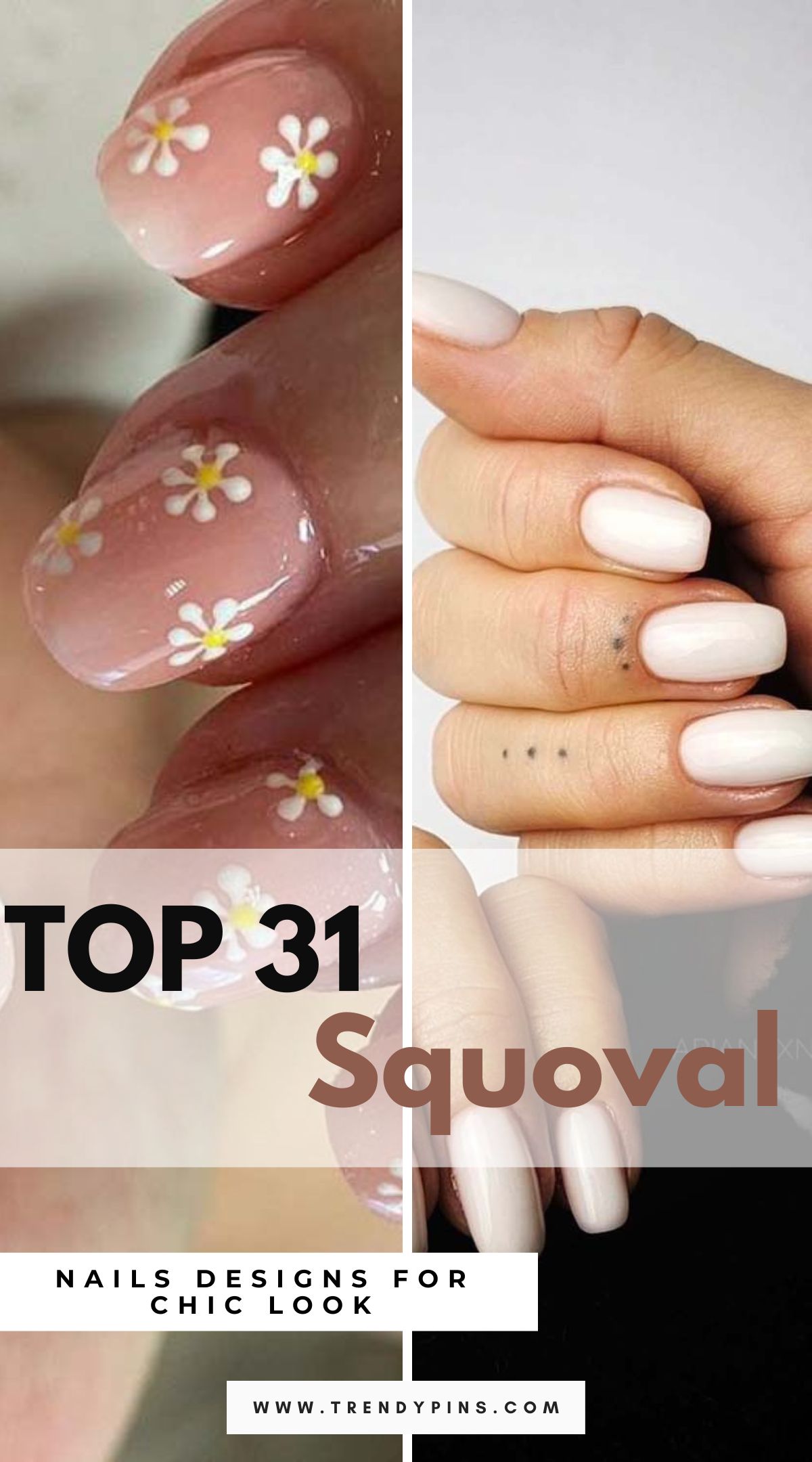 31 Stunning Squoval Nails Designs: The Perfect Blend of Comfort and Style