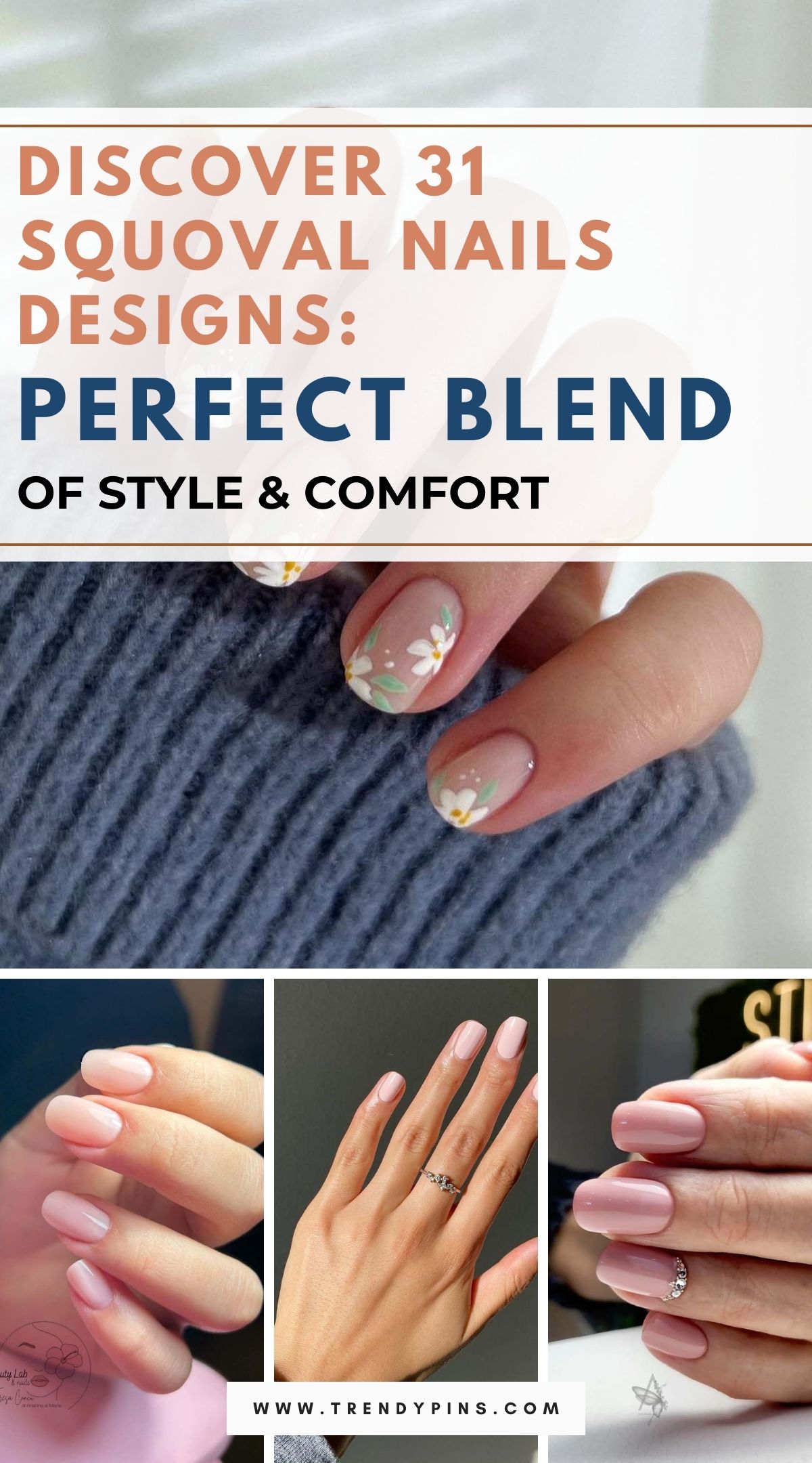 31 Stunning Squoval Nails Designs: The Perfect Blend of Comfort and Style