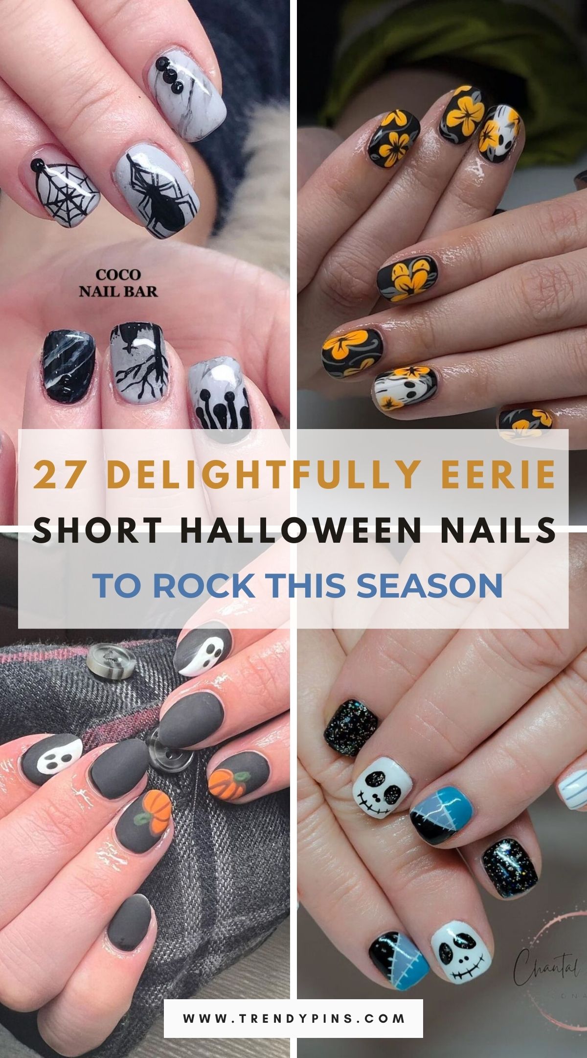 27 Adorable Short Halloween Nails to Steal the Spotlight