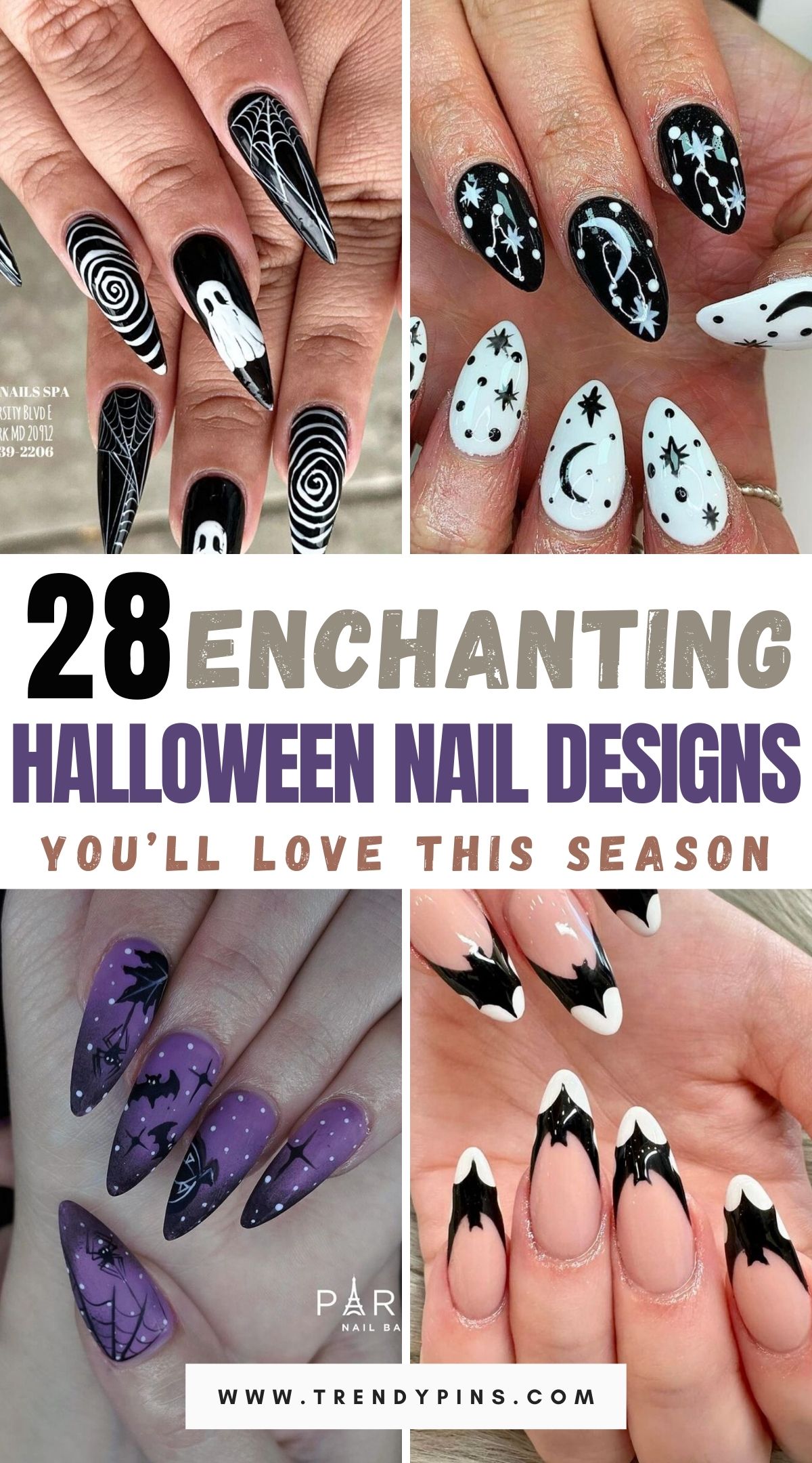 28 Bewitching Ideas for Halloween Nails to Rock This Season