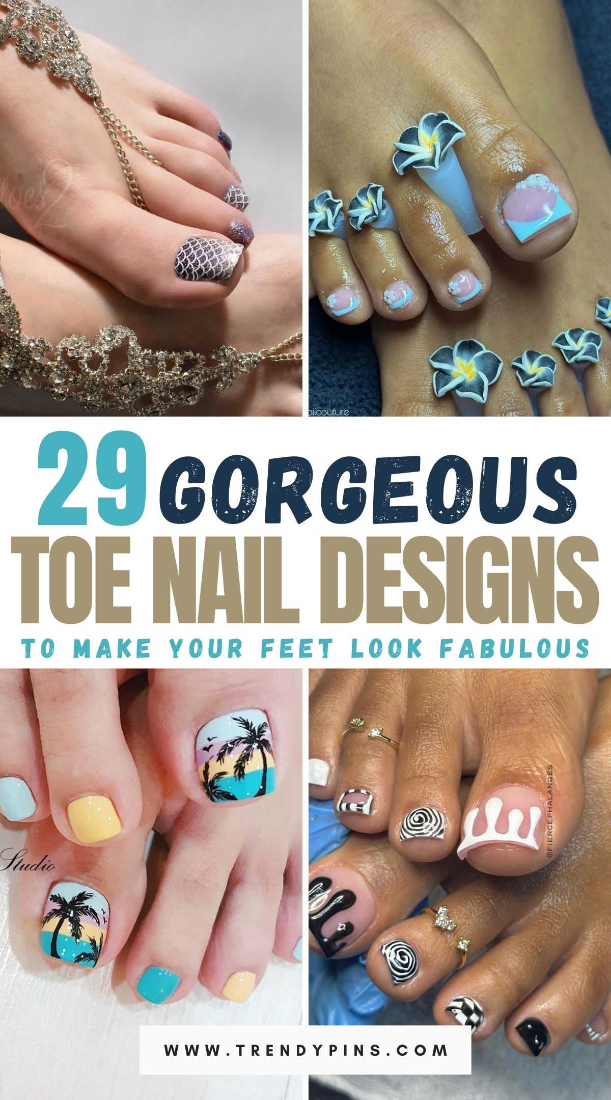 29 Stunning Toe Nail Design Ideas to Brighten Up Your Summer Style