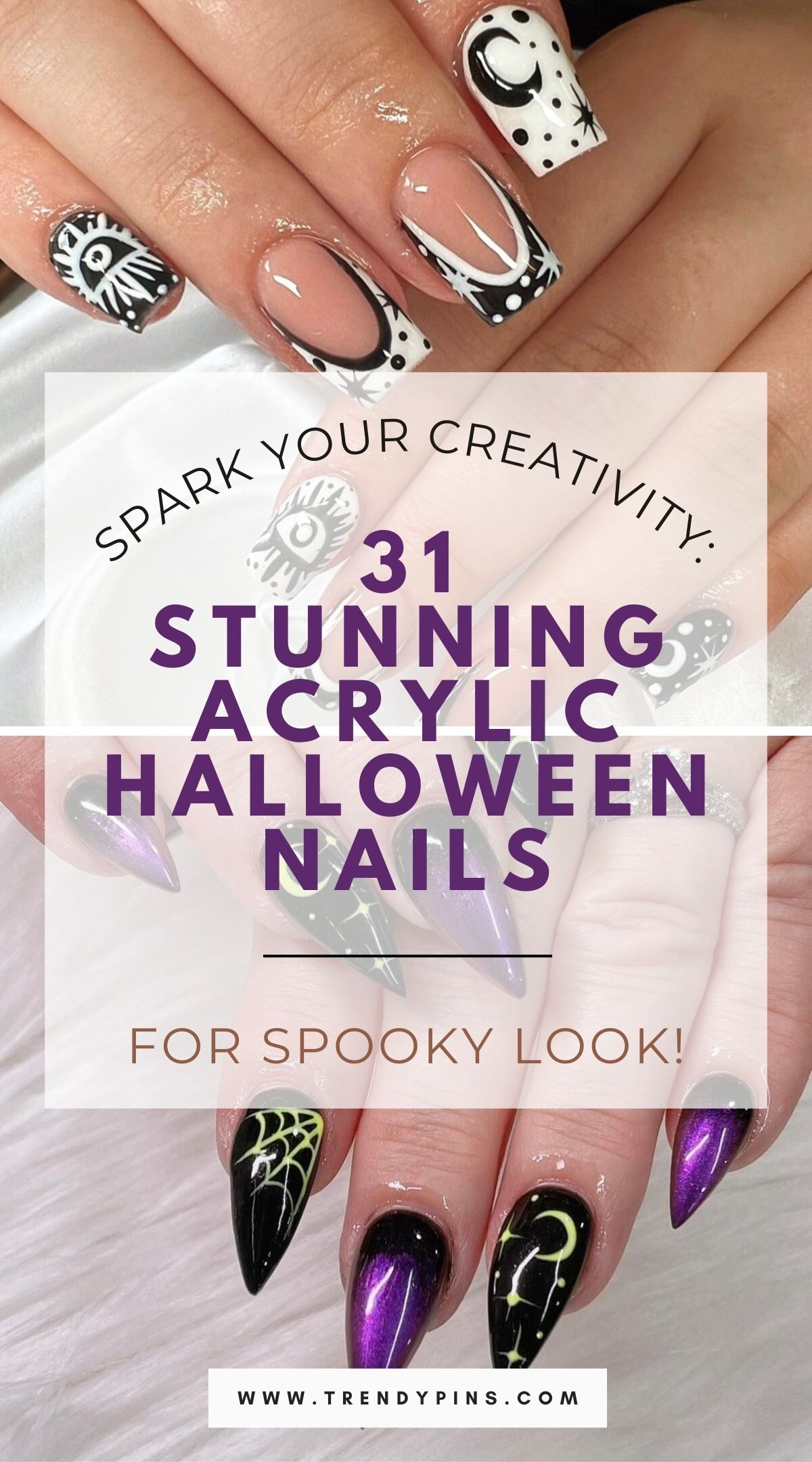 31 Spooky Acrylic Halloween Nails That Will Haunt Your Dreams