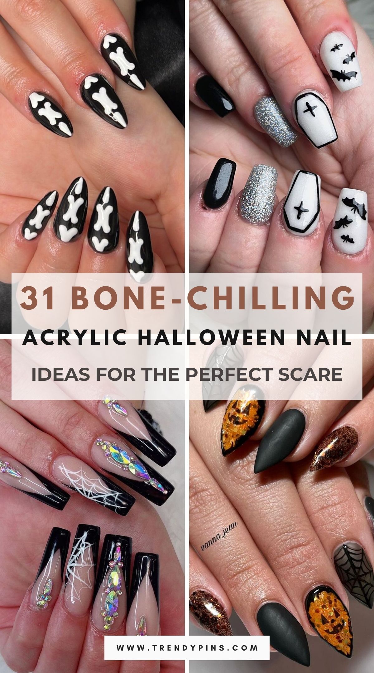 31 Spooky Acrylic Halloween Nails That Will Haunt Your Dreams