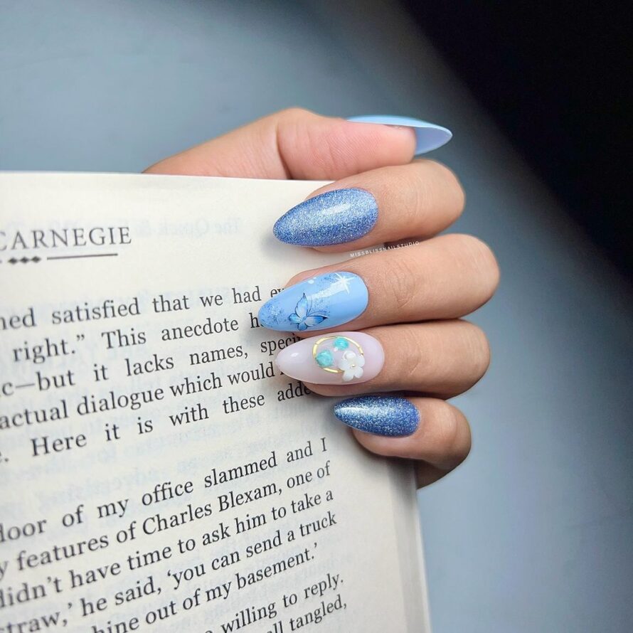27 Breathtaking Blue Nail Designs for a Spellbinding Manicure