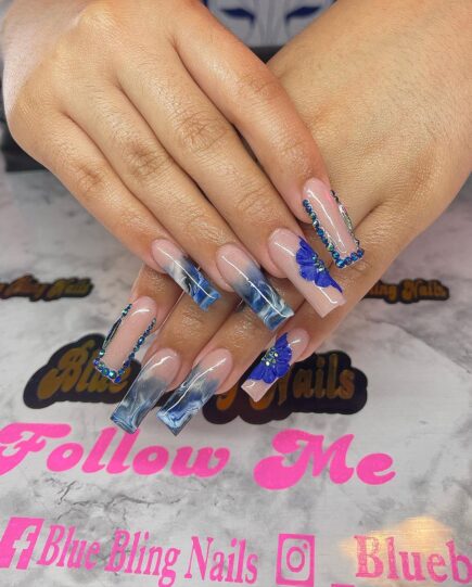 27 Breathtaking Blue Nail Designs for a Spellbinding Manicure
