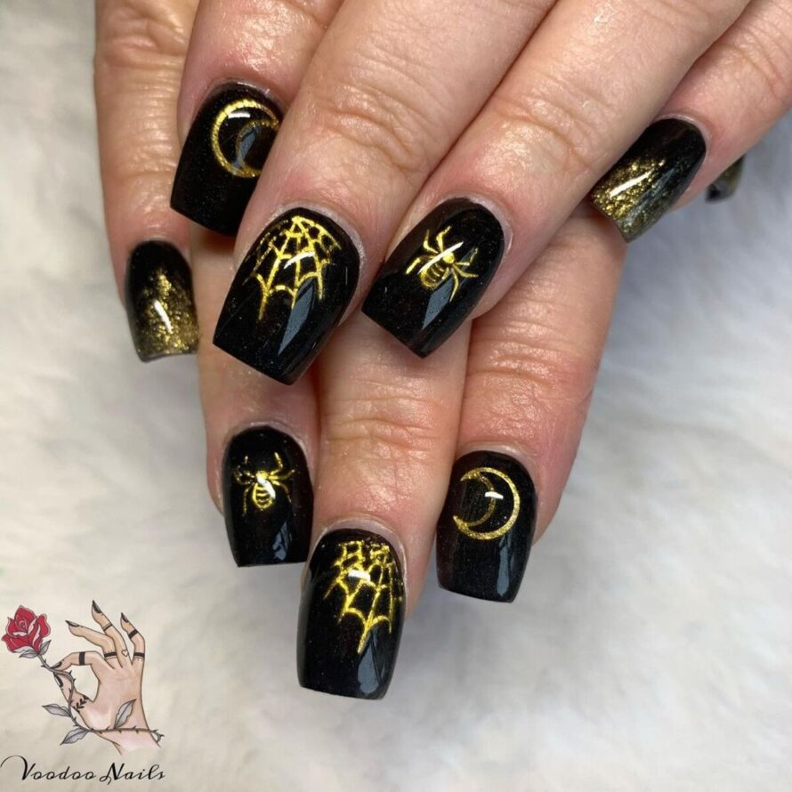 27 Bold and Black Halloween Nails to Make a Statement This Season