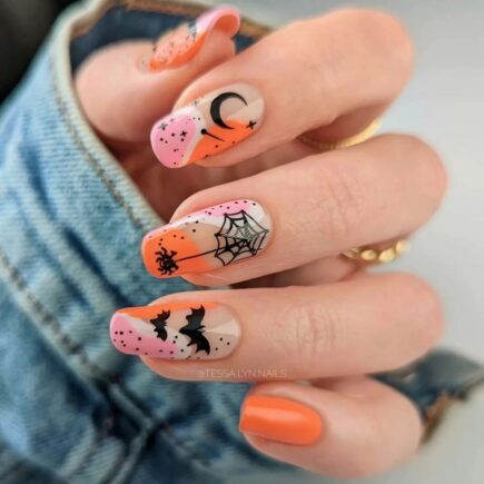 32 Chic Square Halloween Nails for a Perfectly Spooky Look