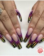 32 Chic Square Halloween Nails for a Perfectly Spooky Look