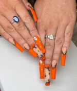 32 Chic Square Halloween Nails for a Perfectly Spooky Look