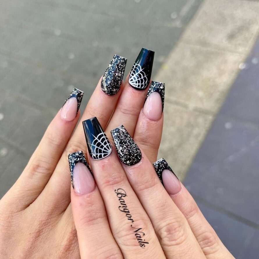 32 Chic Square Halloween Nails for a Perfectly Spooky Look