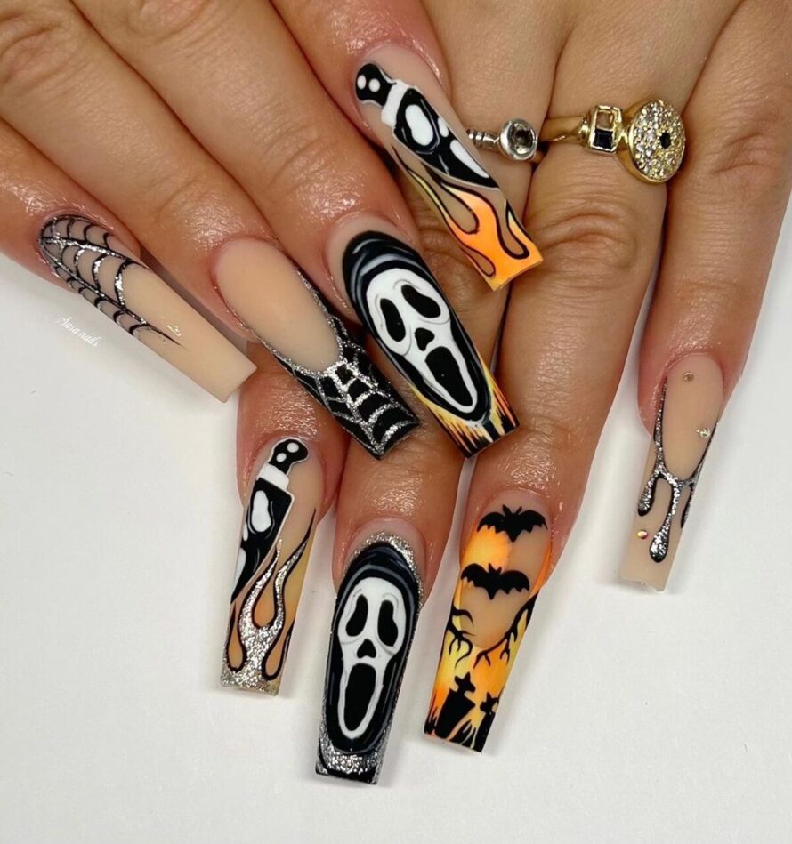 30 Creepy Halloween Nail Designs You Need to Try This October