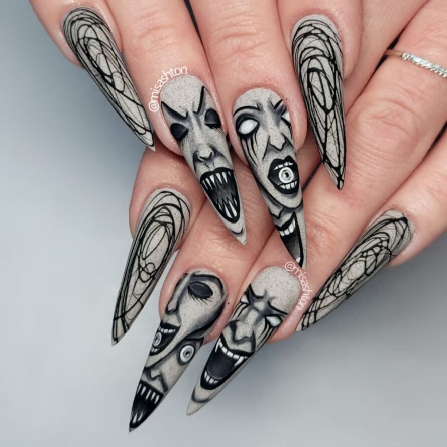 30 Creepy Halloween Nail Designs You Need to Try This October